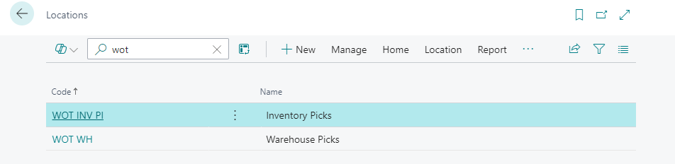 Set up Wiise Warehouse OnTime for Basic Warehousing